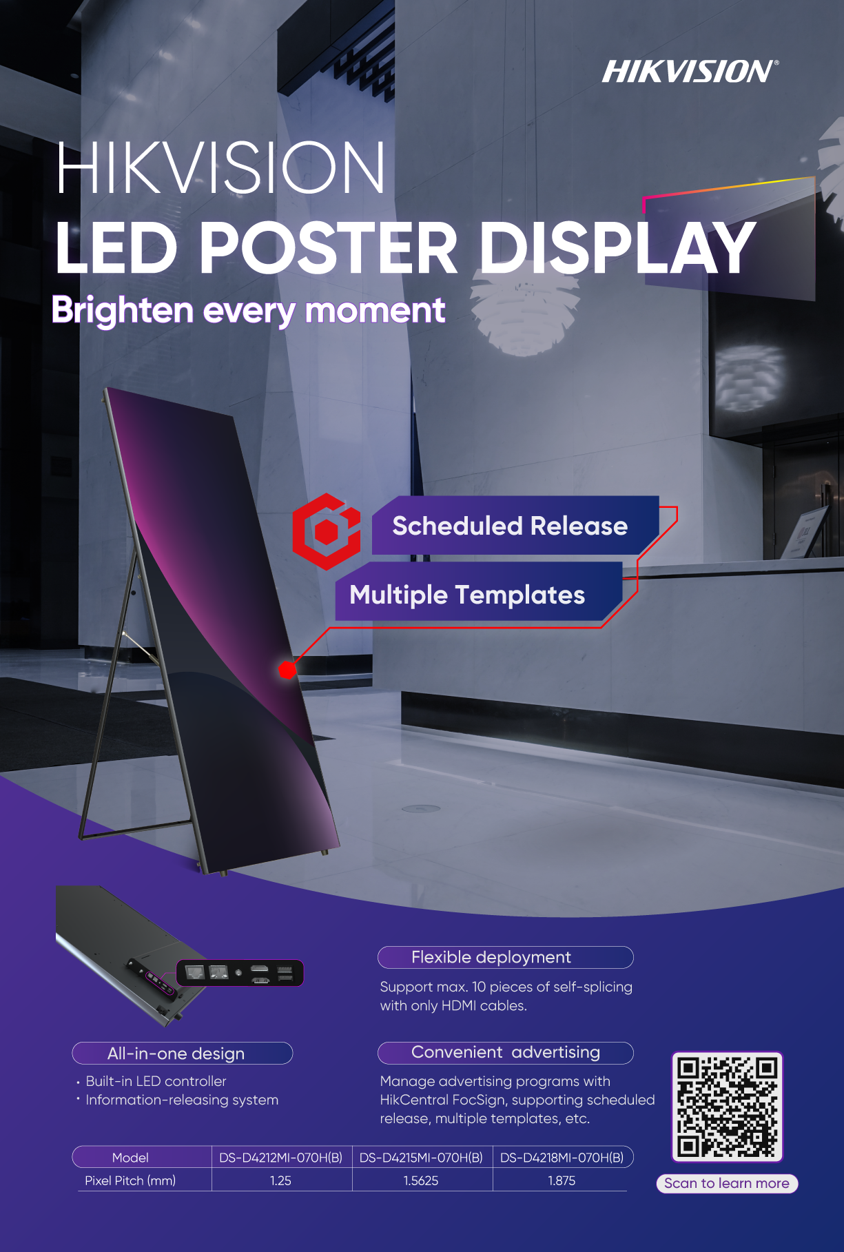 Indoor Standard LED - LED Displays - Hikvision Commercial Display